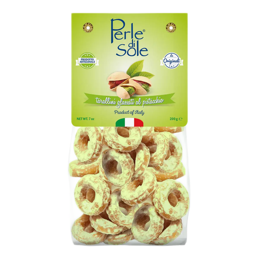 PERLE DI SOLE Sweet Taralli with Pistachio Glaze | Pinocchio's Pantry ...