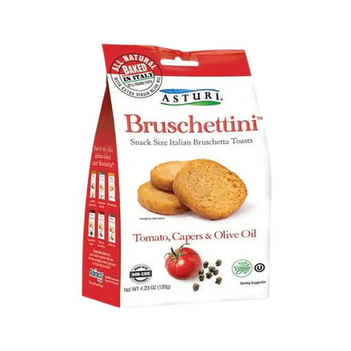 ASTURI Bruschettini Tomato, Capers & Olive Oil | Pinocchio's Pantry ...