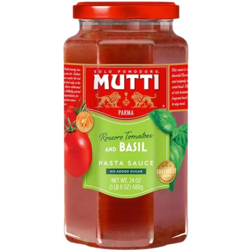 MUTTI Rossoro Tomato & Basil Pasta Sauce | Pinocchio's Pantry ...